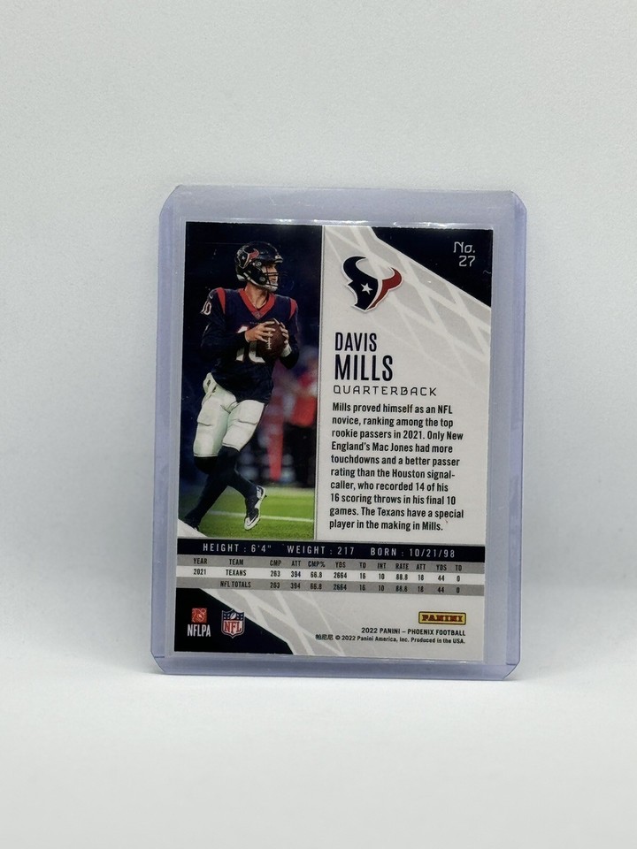 2022 Panini Phoenix Davis Mills Houston Texans #27 | eBay