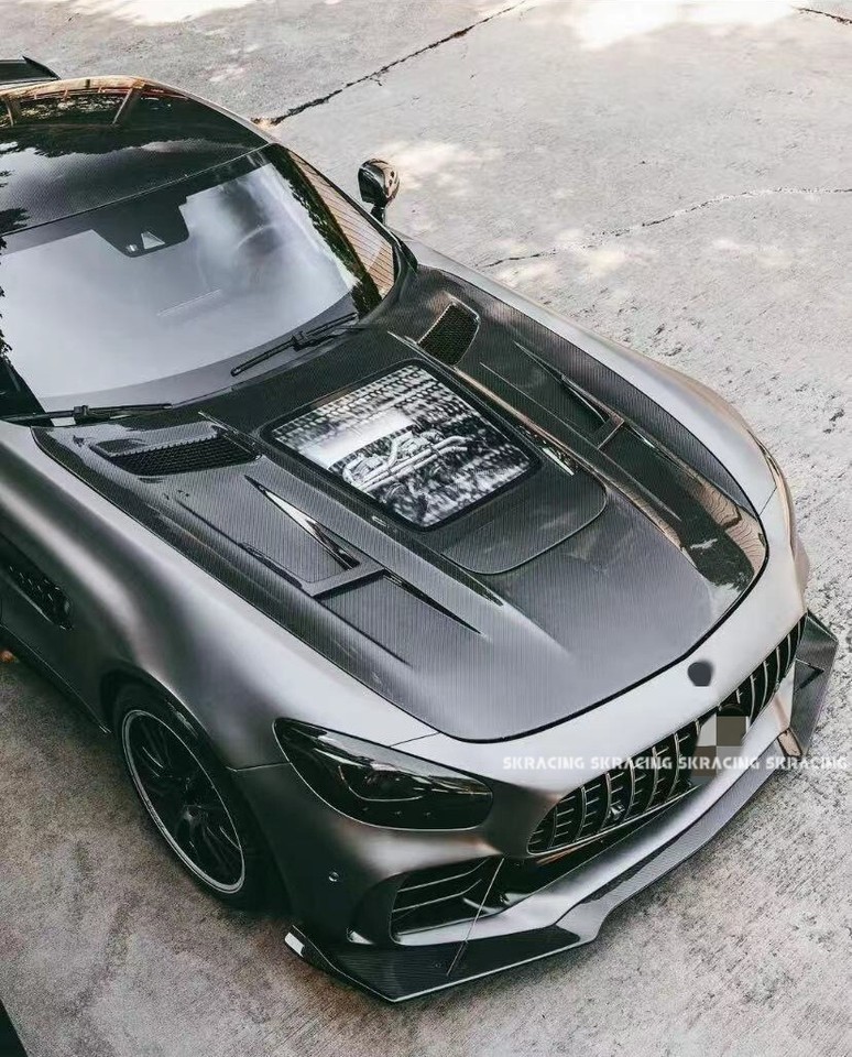 For 16-22 Benz AMG GT GTC GTS GTR Real Carbon Fiber Body Kits Front ...