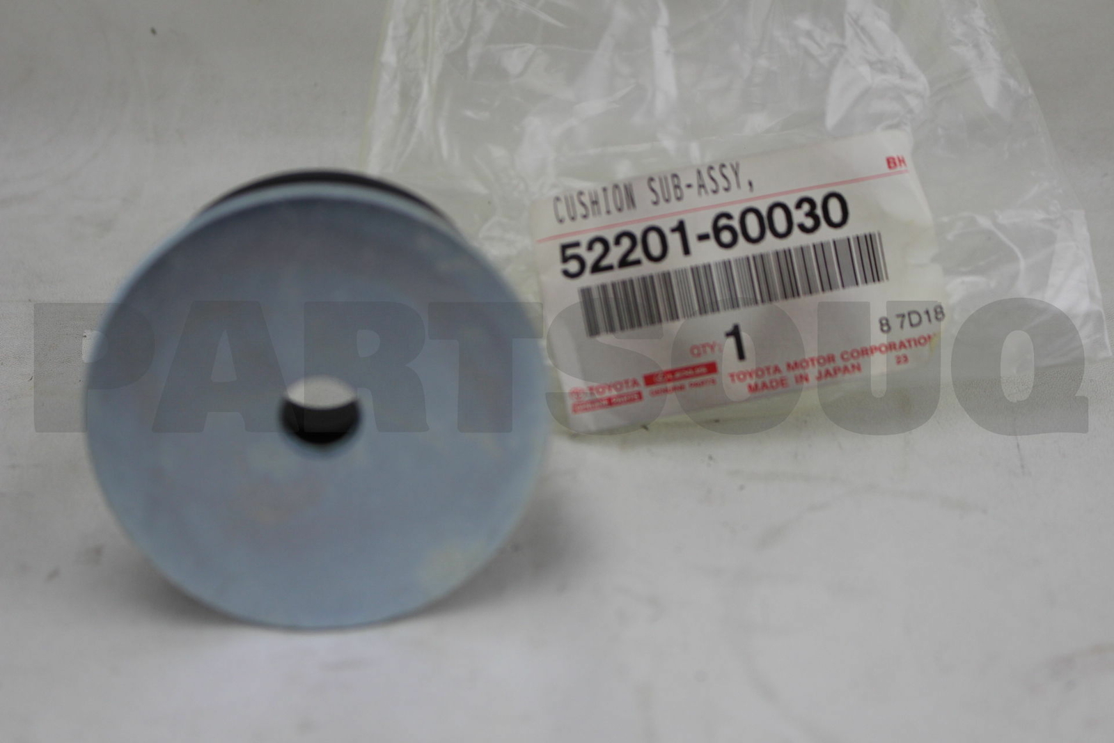 5220160030 Genuine Toyota CUSHION SUB-ASSY, CAB MOUNTING, NO.2 UPPER ...