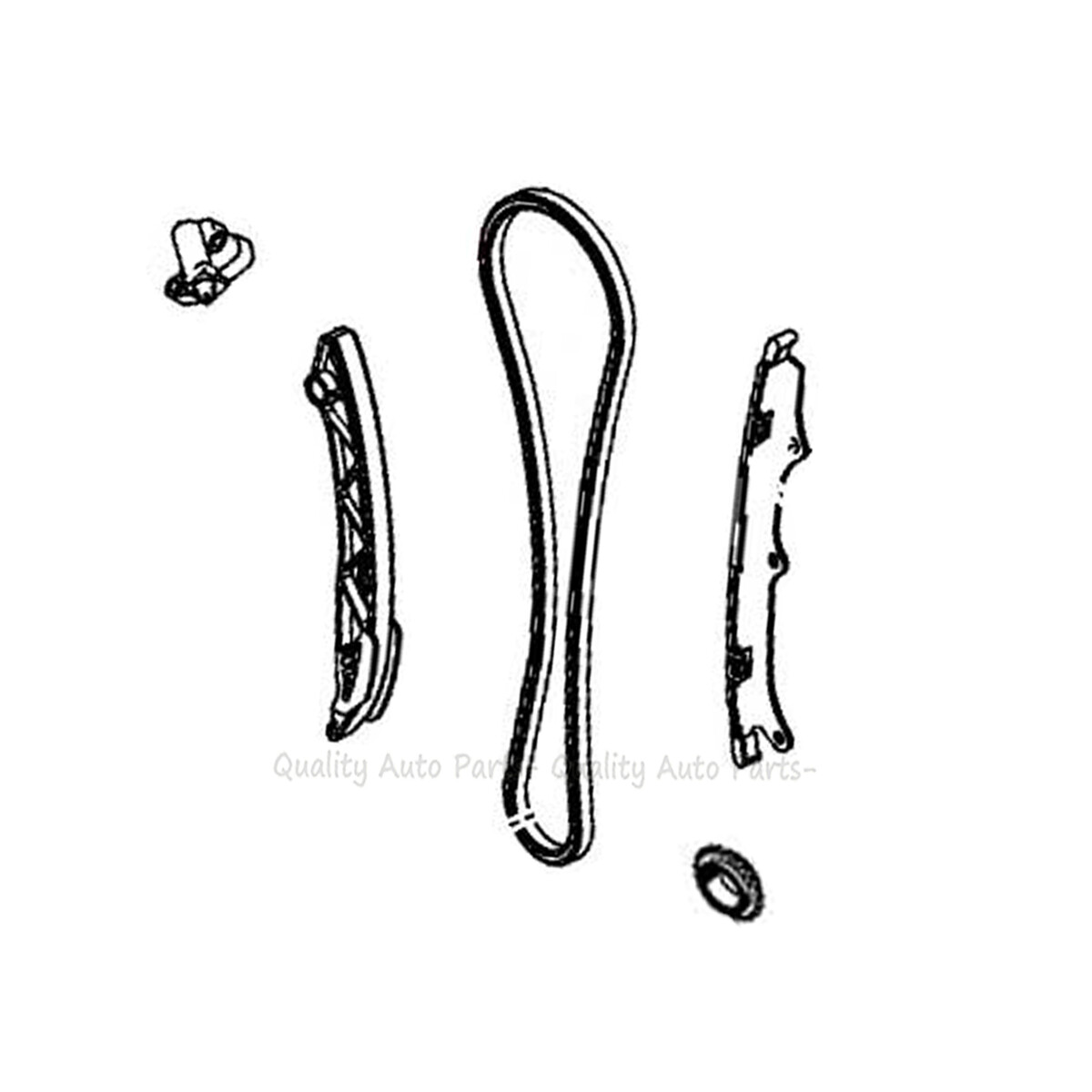 Timing Chain Kit For Mitsubishi Lancer ASX Outlander Delica 4008 4N1 ...