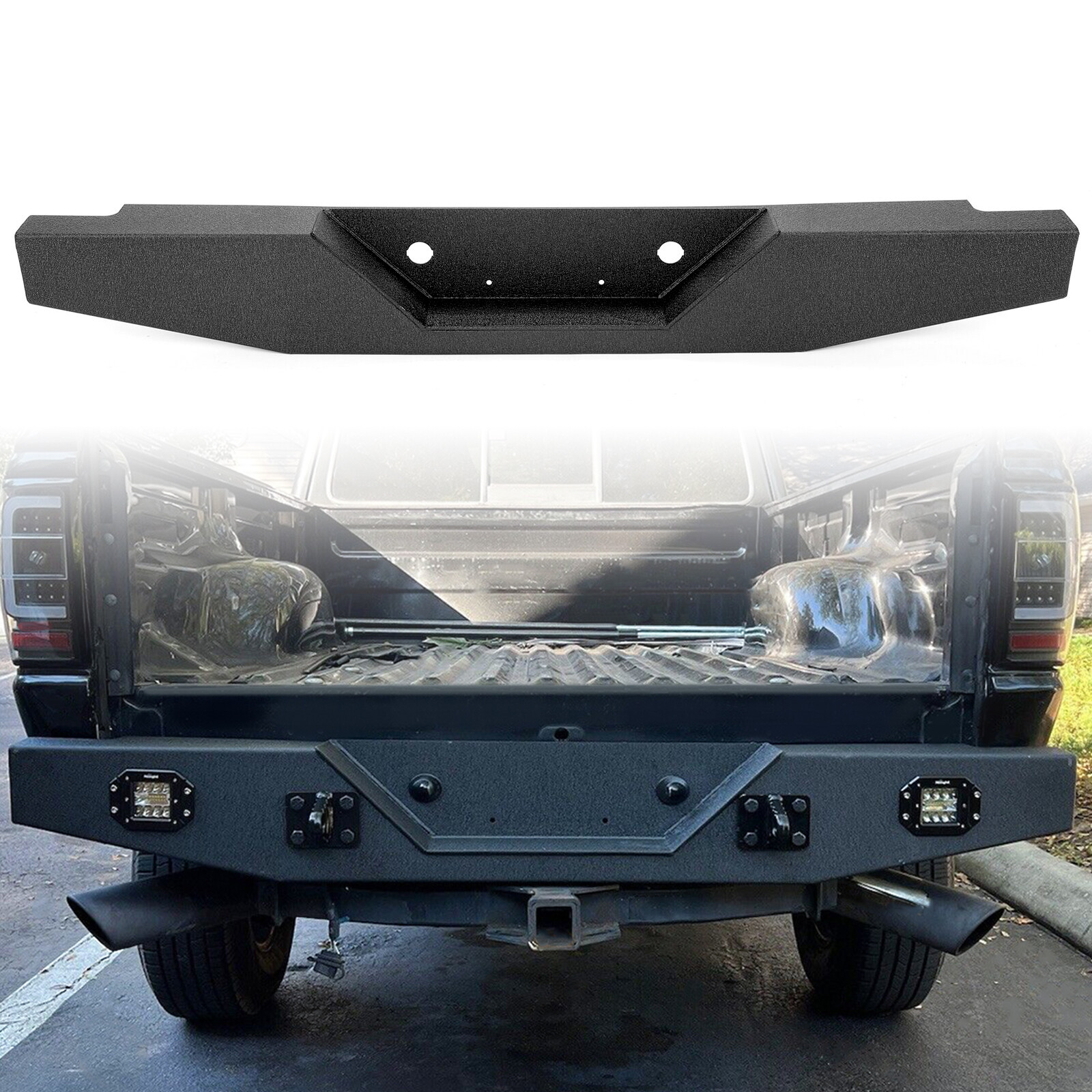 Front Winch Bumper with Bull Bar / Rear Bumper For Ford Ranger 1998 ...