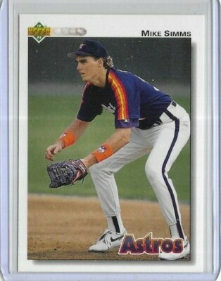 1992 Upper Deck #584 Mike Simms Houston Astros | eBay