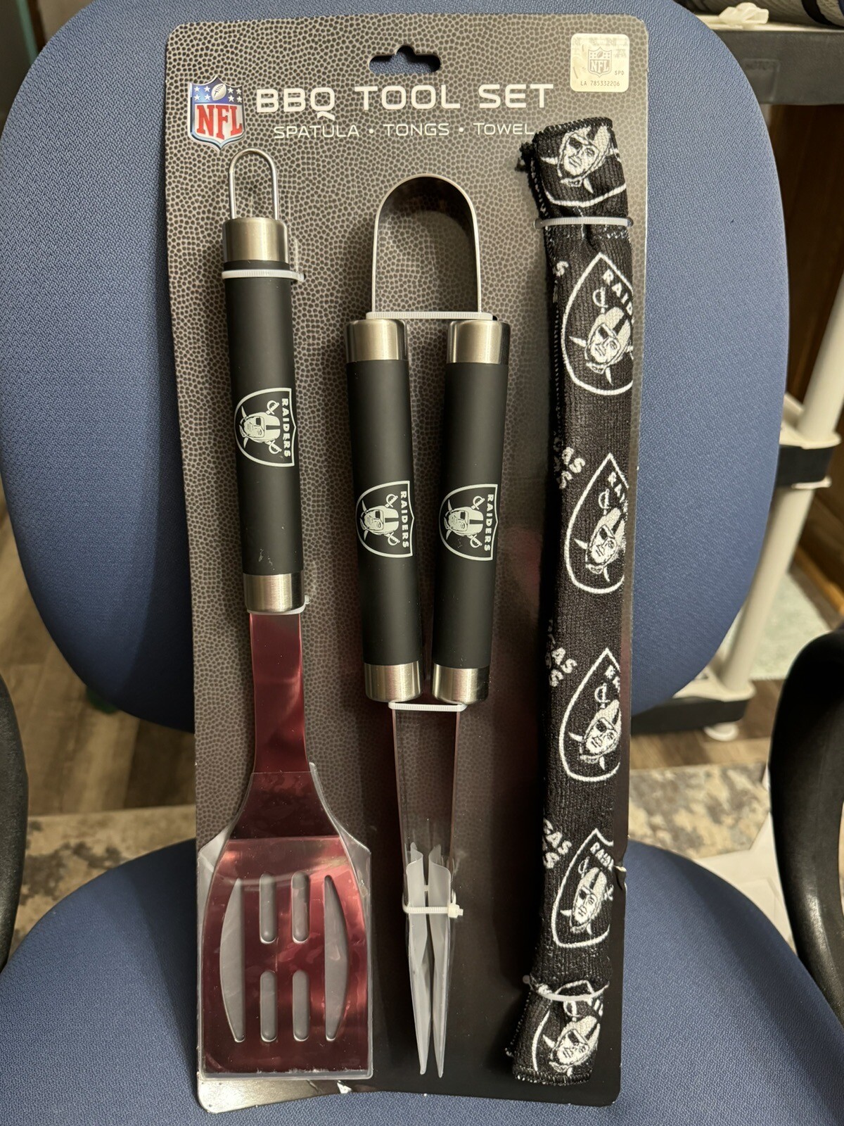 Northwest NFL 3-Piece BBQ Utensil Set Spatula/Tongs/Towel - Raiders | eBay