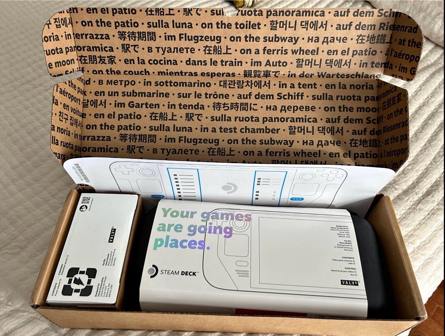 Valve Steam Deck 512GB Handheld Console with Carrying case 814585021356 ...