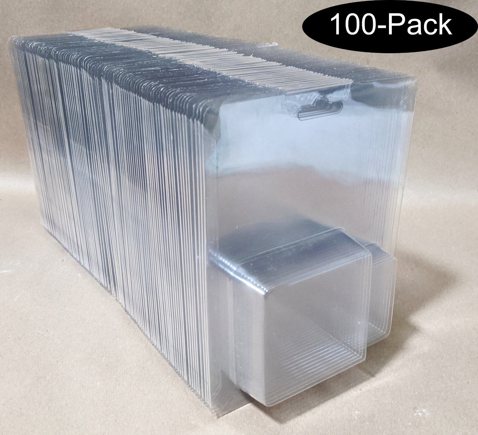 New Lot 100 7" x 5 1/2" Clear Plastic Hanging Display Clamshell Retail ...