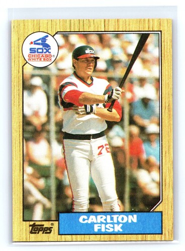1987 Topps Carlton Fisk 756 | eBay