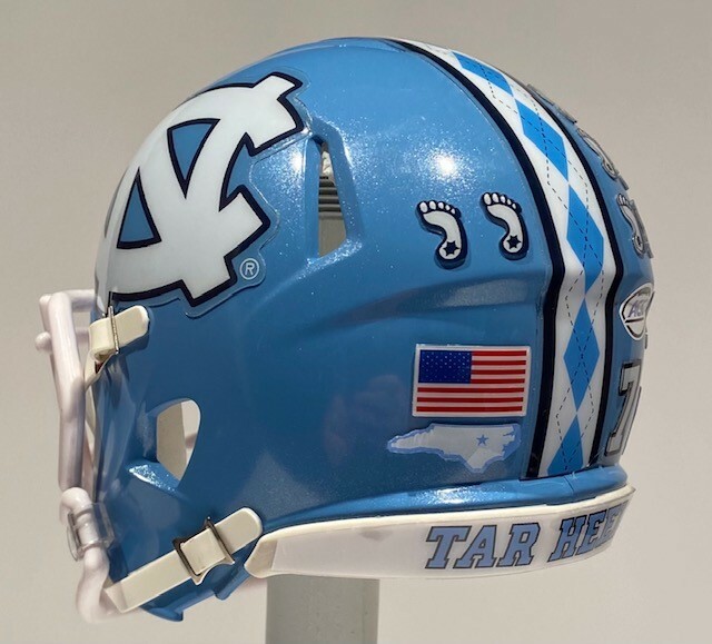 Unc Football Helmet North Carolina Tar Heels Riddell Speed Mini Helmet