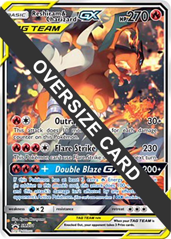 Reshiram & Charizard GX SM201 Jumbo Cards for sale | eBay