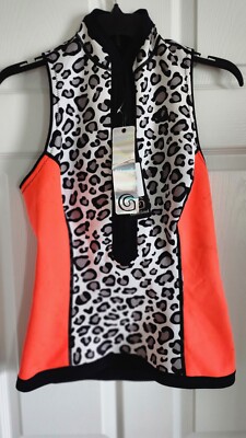 NWT GlideSoul Women's Vest NEOPRENE Swimwear Wetsuit Top Animal Print ...