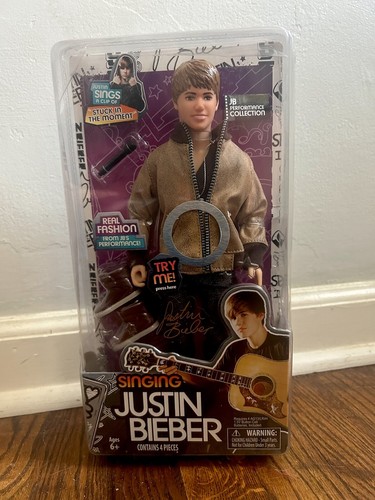 2011 Singing Justin Bieber Doll "Stuck In The Moment" NEW | eBay