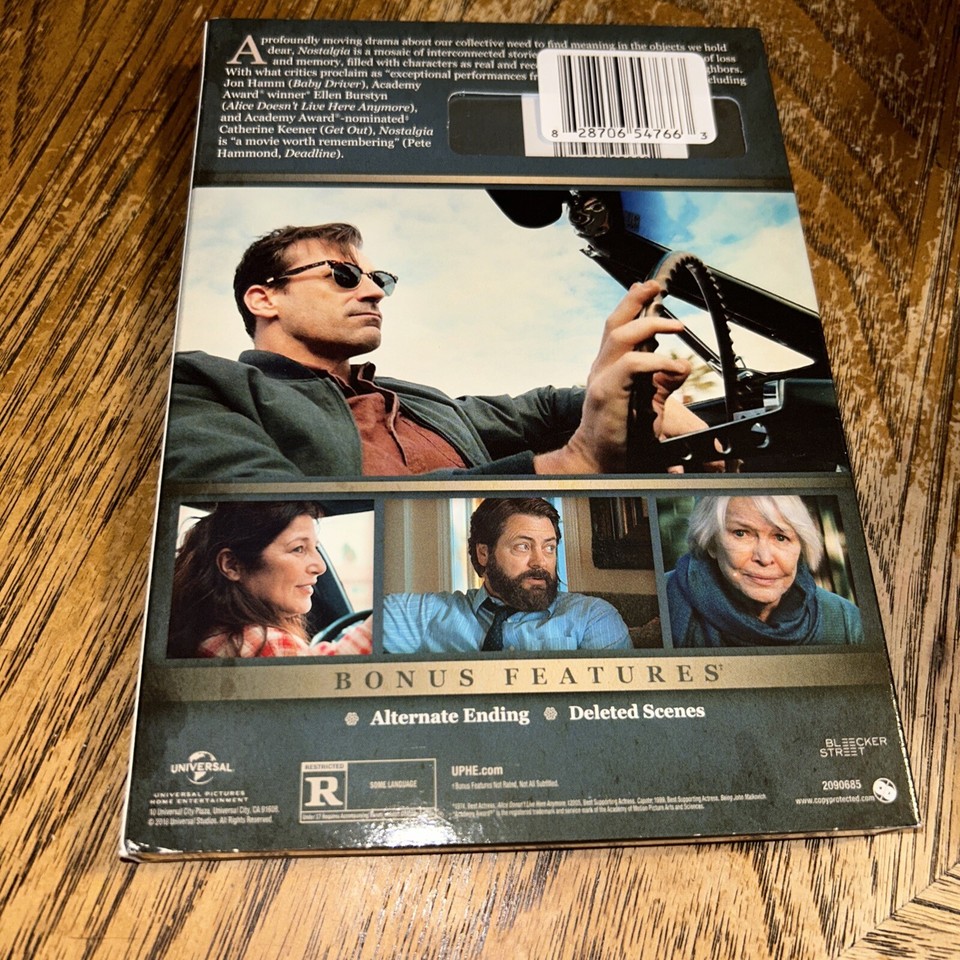 Nostalgia (DVD, 2018) John Hamm - Ellen Burstyn NEW Sealed 191329056622 ...