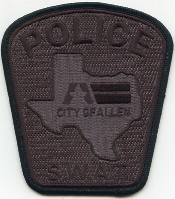 ALLEN TEXAS TX Special Weapons And Tactics SWAT POLICE PATCH | eBay