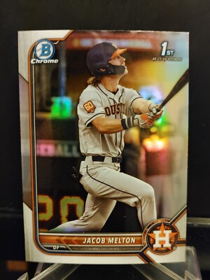 Jacob Melton RC 2022 1st Bowman Draft Chrome Refractor #BDC-135 ...