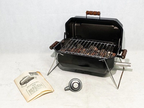 Skotch Portable Propane Gas Outdoor Grill Lava Rock Cooking Smoking USA ...