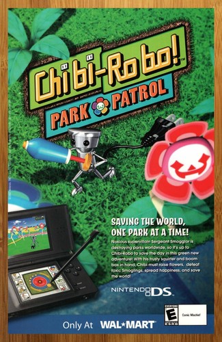 2007 Chibi Robo Park Patrol Nintendo DS Print Ad/Poster Video Game ...