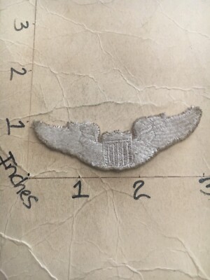 Vintage US Air Force Cloth Pilot Wings Patch 6/11/24 | eBay