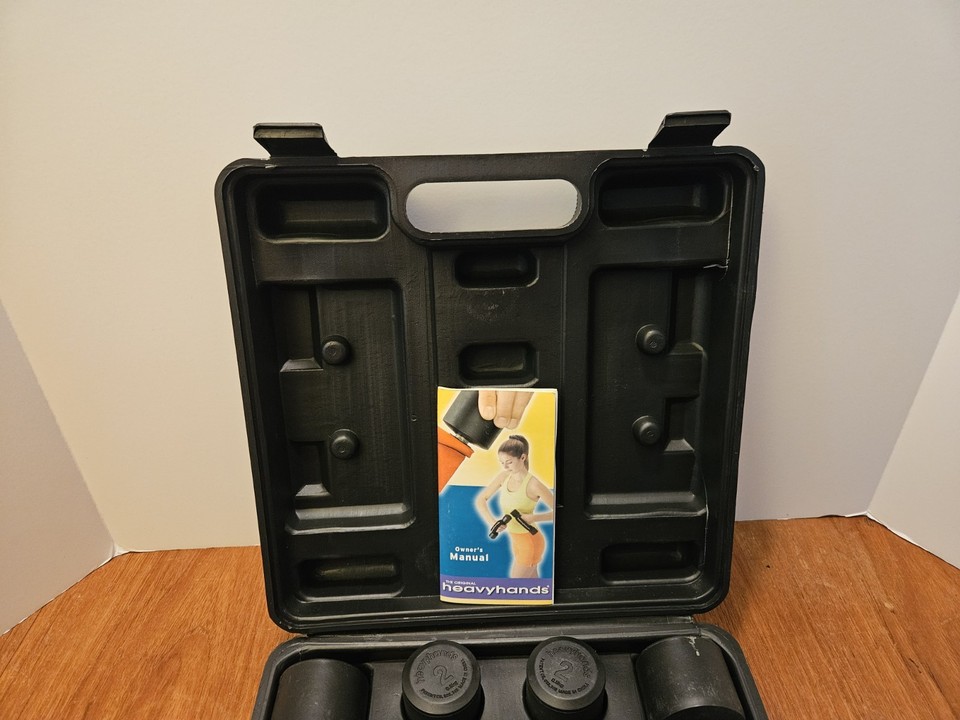 Heavy Hands Multipac Multi-Set Workout Weights 1, 2, 3 w/Case AMF | eBay