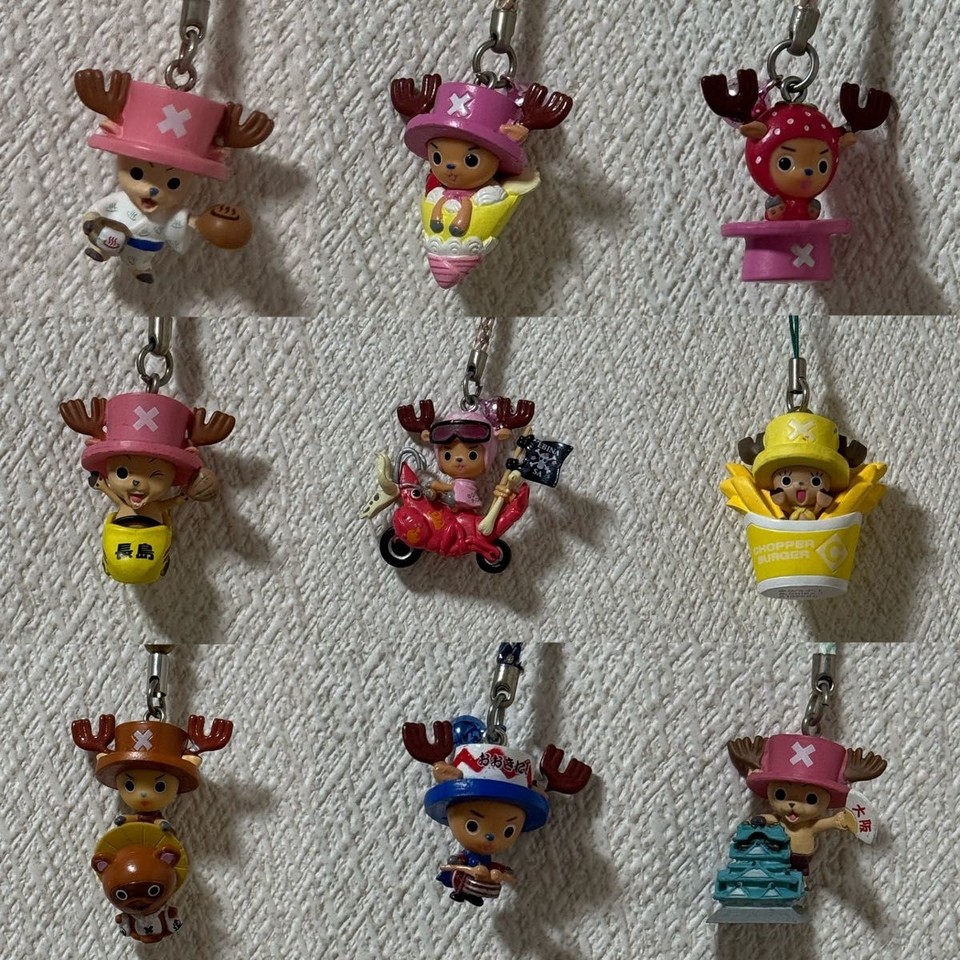 ONE PIECE One Piece Local Chopper Keychain 11 pieces Luffy 1 piece Zoro ...