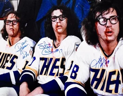 Hanson Brothers Autographed 8x10 Photo Signed Reprint Slap Shot Hockey ...