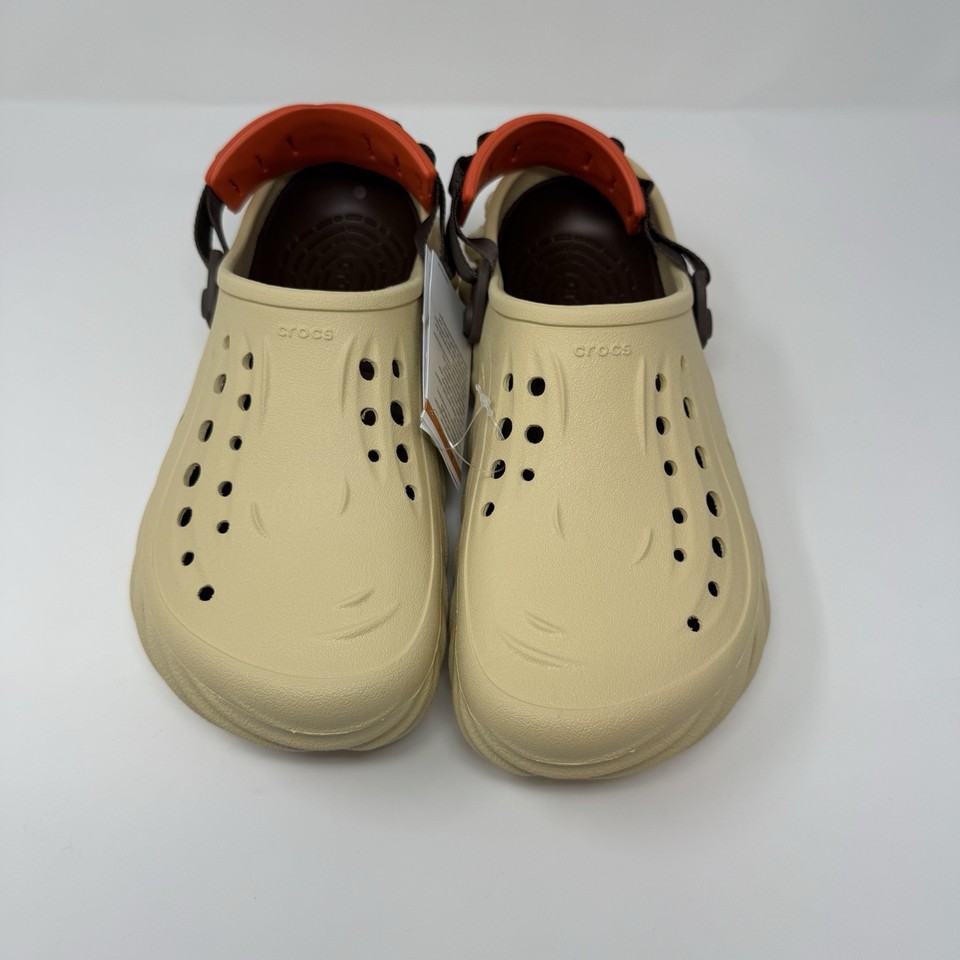 BRAND NEW Crocs Echo Clog Sesame Tan Men's Size 11 (207937-0HX) | eBay