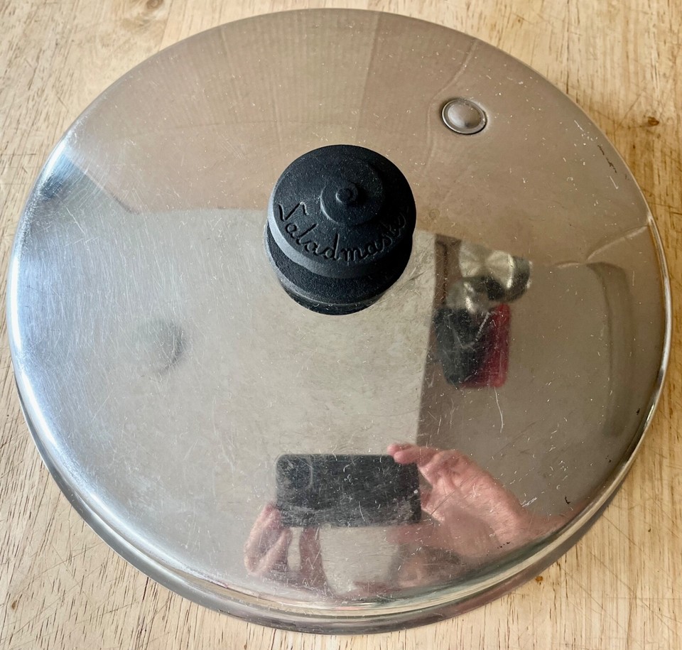 Saladmaster Stainless Steel 18-8 Tri Clad 6 Quart Sock Pot w/ Vapor Lid ...