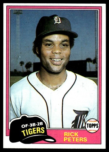 1981 Topps Rick Peters Rookie Detroit Tigers #177 | eBay