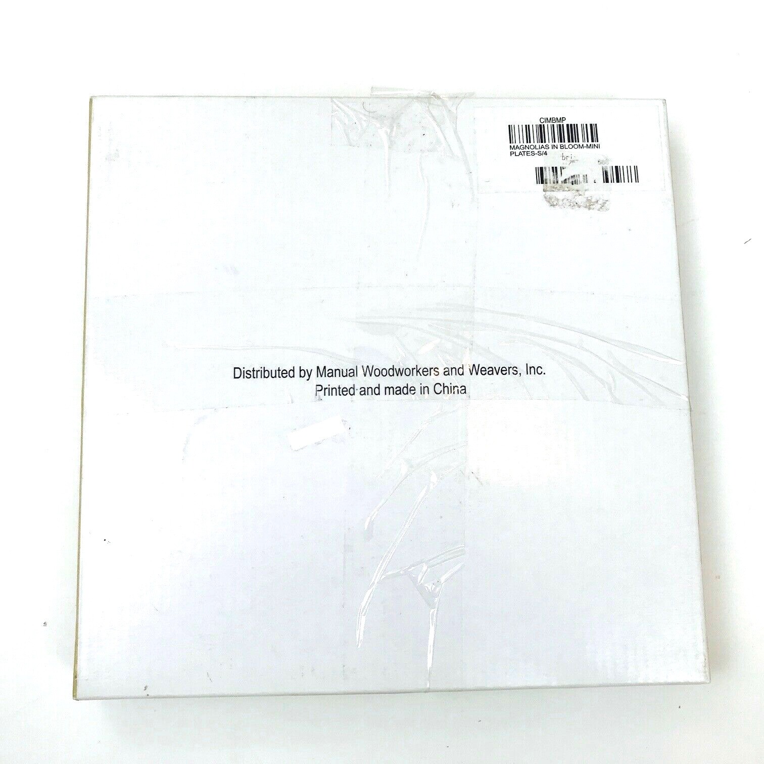 Magnolias in Bloom 3D Mini Plates Set of 4 Manual Woodworkers Weavers ...