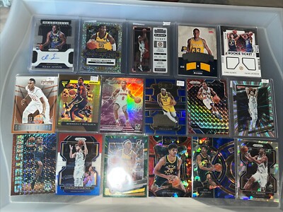 Indiana Pacers 208 Team Card Lot Auto Jersey Cards Numbered Prizms ...