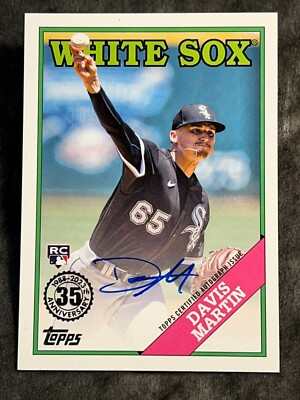 2023 Topps 35th Anniversary ROOKIE AUTO Davis Martin , item 1 | eBay