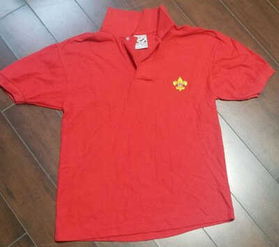 Great American Originals Boy Scouts BSA logo Red Polo Shirt Adult S ...