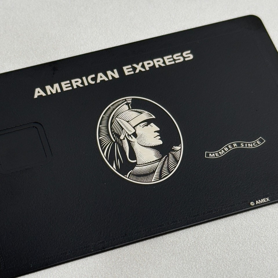 AMX Custom Black Card with Small | Large Chip - 2024 Novelty Design | eBay