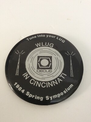 Wlug In Cincinnati 1984 Spring Symposium Pinback Button Pin Tune Lug ...