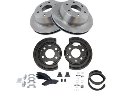 For 2007-2013 GMC Sierra 1500 TRQ Brake Pad Rotor and Parking Brake Kit ...