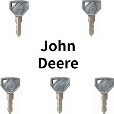 5 Keys Fits John Deere Tractor AM879480 LVA803606 2305 2210 2320 2520 ...