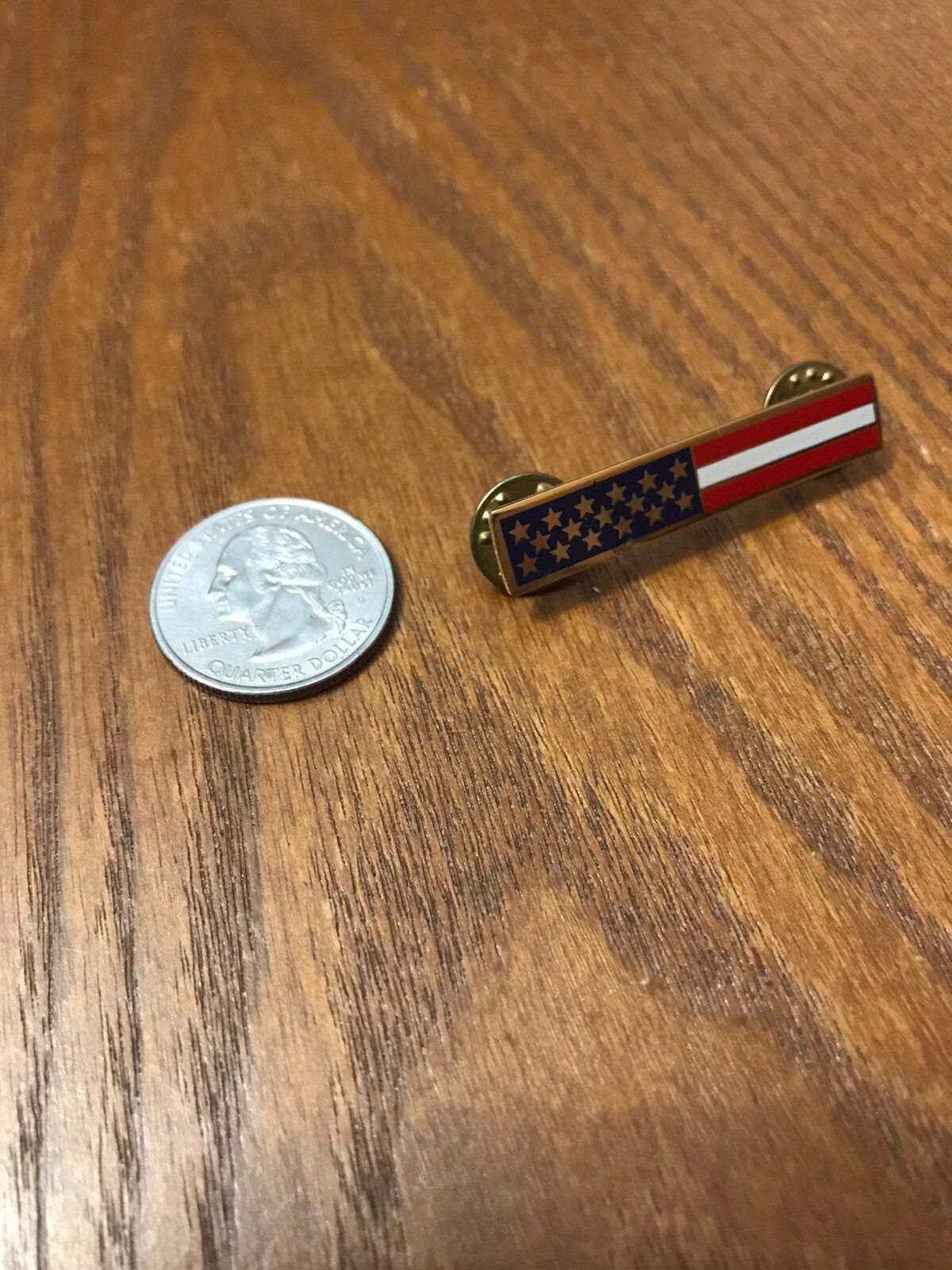 USA FLAT PATRIOTISM PANORAMIC Pinback Pin Classic Vintage RARE | eBay