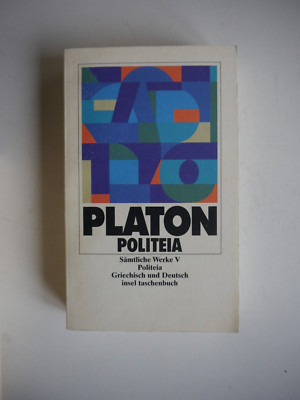 Platon - Politeia - Sämtliche Werke Band V | eBay.de