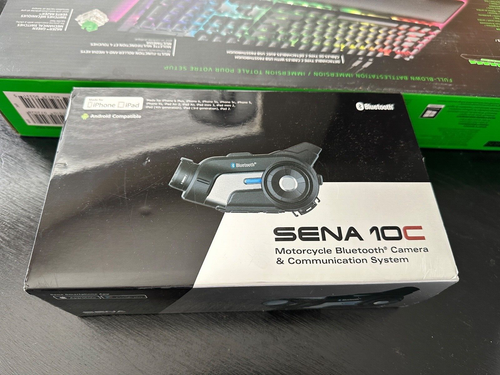 Sena 10c motoryce bluetooth camera & communication system 885465001065 ...