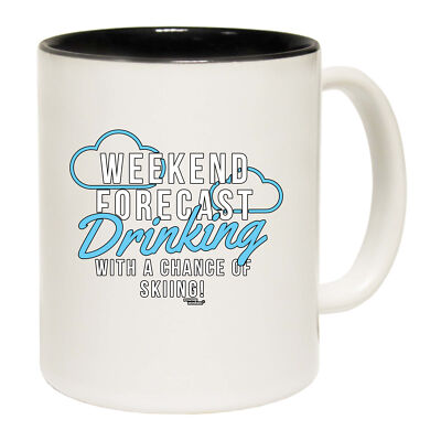 Pm Weekend Forecast Drinking Skiing GIFT BOXED Funny Mugs Novelty ...