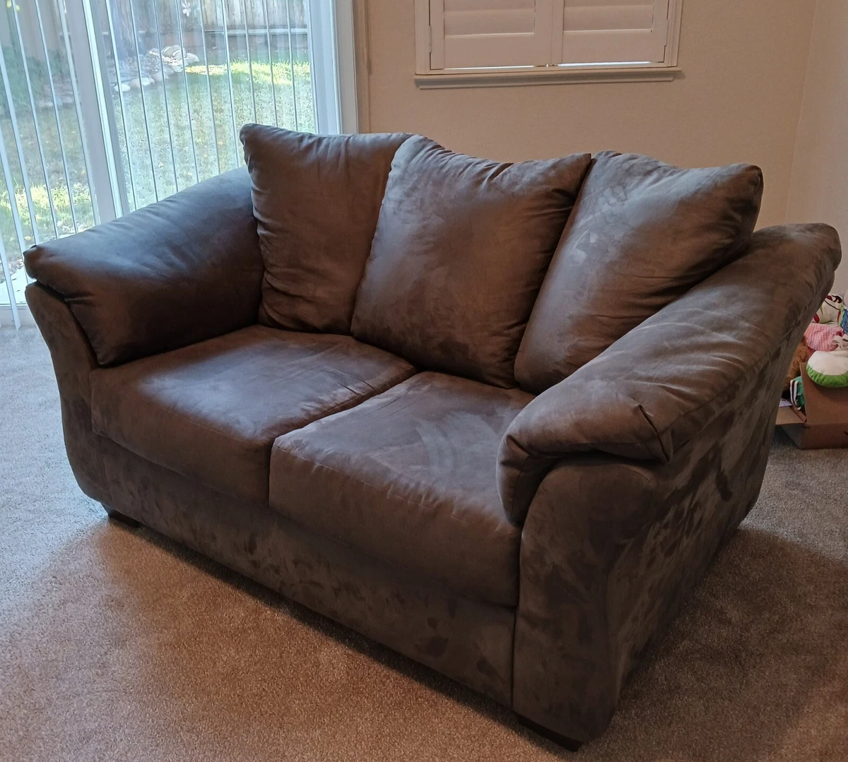 Ashley Darcy Microfiber Sofa Chaise | Cabinets Matttroy