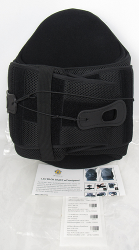 DR Medical Back Brace L0639/L0651 BB-159 LSO w/ Front Panel Size ...