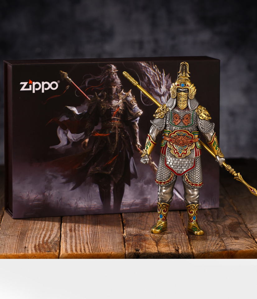 Zippo Lighter Luminous Heavy Armor Ever-Victorious General Hand-Made ...