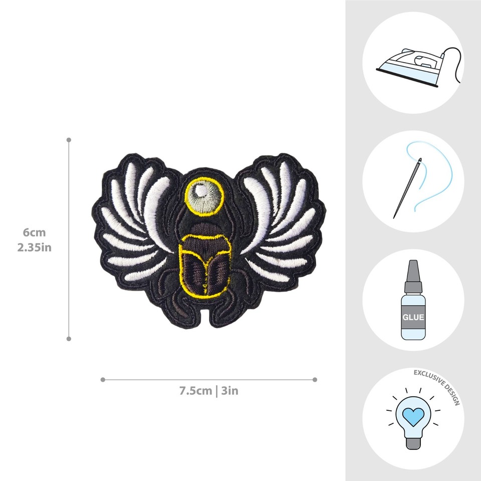 Egypt Symbols Patches Embroidered Iron-On | eBay