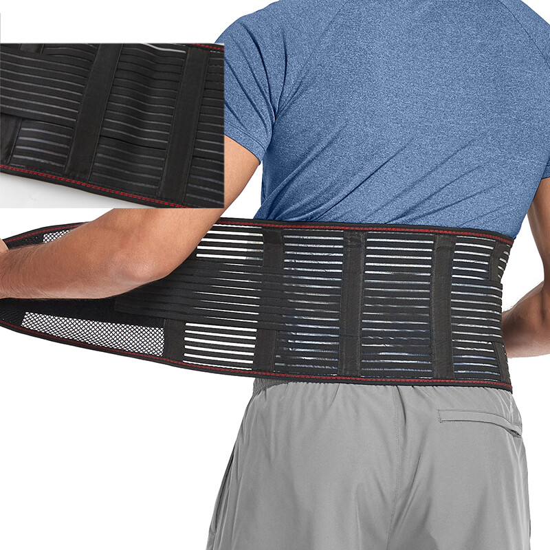 Lower Back Brace Lumbar Support Waist Belt for Men Women Pain Relief ...