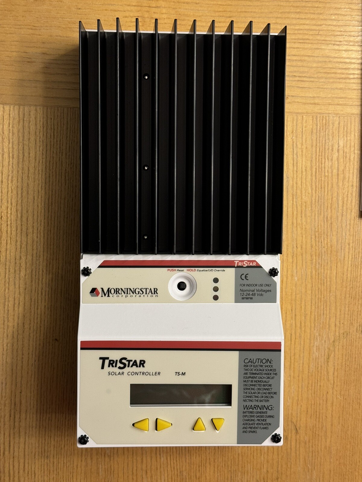 Morningstar TS-45 TriStar-45 amp 12/24/48 volt Solar Charge Controller ...