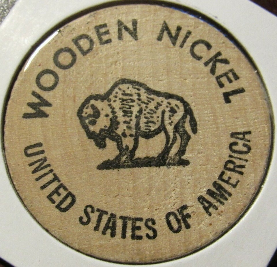 Vintage The Bares Co. Cleveland, OH Wooden Nickel - Token Ohio | eBay