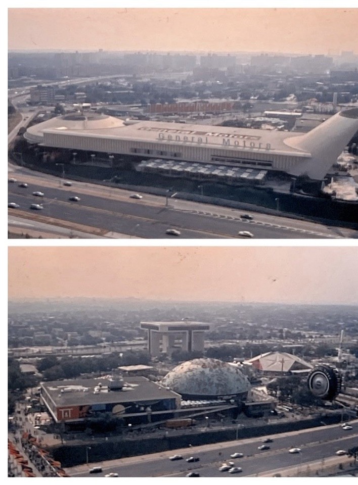 Kodachrome Slides 1964 NEW YORK WORLD'S FAIR GM Unisphere Aerial ...
