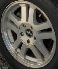 2007 Mustang OE Wheel 17x8 5 Spoke Split Spoke Bright Ford | eBay