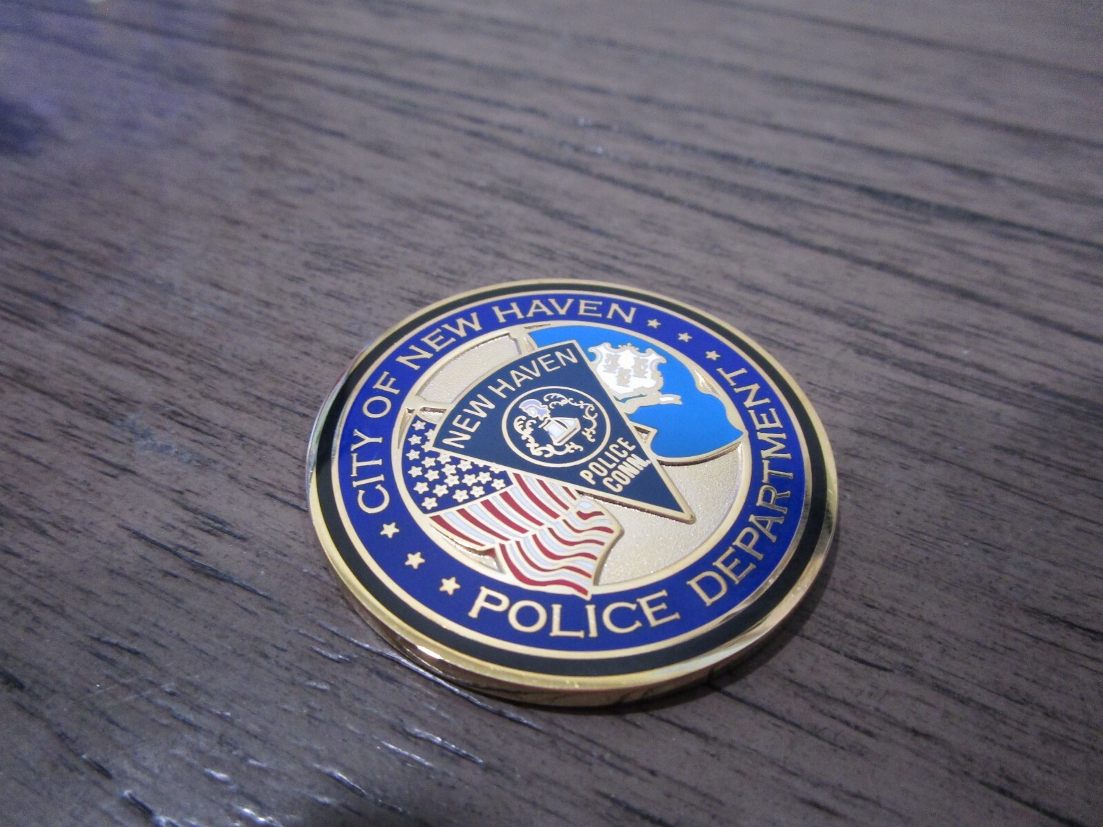 New Haven Police Department CONN Investigative Services Challenge Coin ...