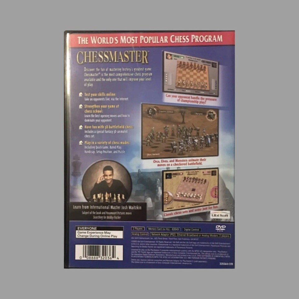 A1207 Chessmaster PS2 (Sony PlayStation 2,2003) PS2 Brand New Factory ...