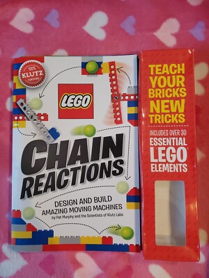 Lego Chain Reactions Book Klutz Kit Design Build Moving Toys Complete ...